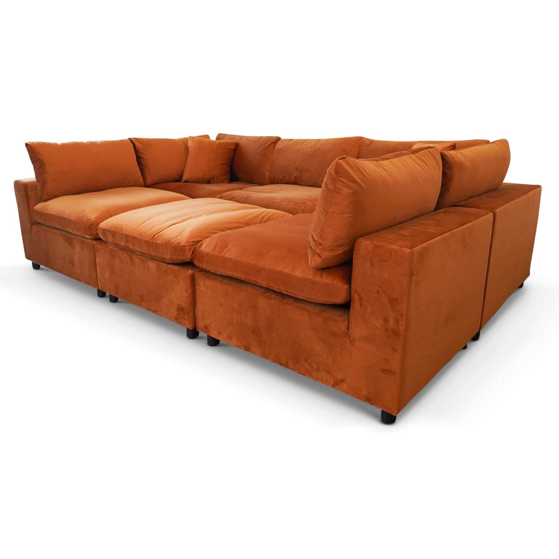 Avalon Modular Velvet Corner Sofa | New York Modern