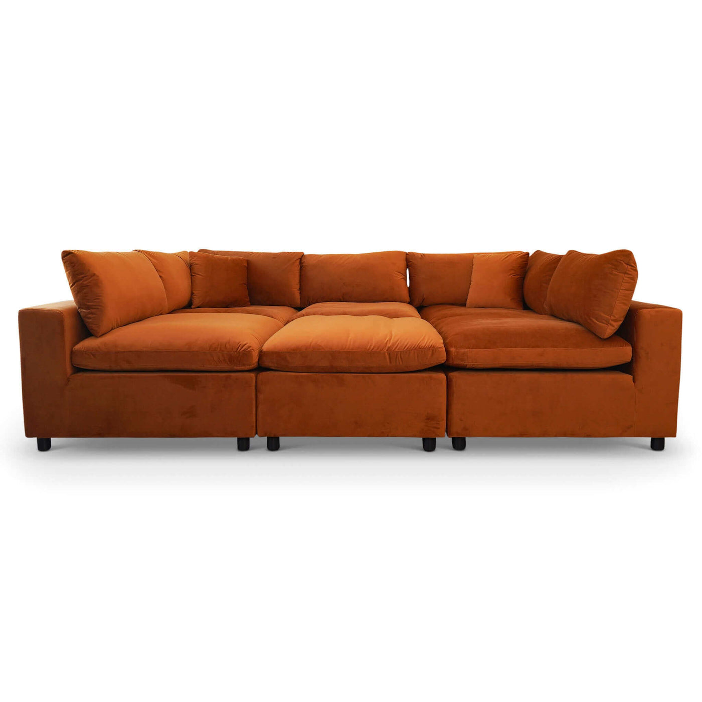 Avalon Modular Velvet Corner Sofa | New York Modern